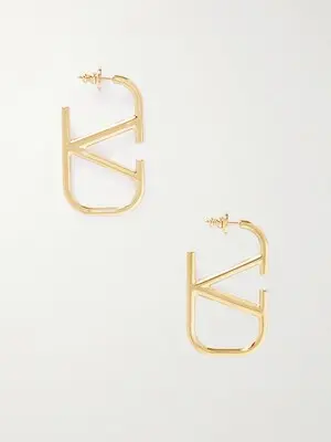 Valentino Garavani Vlogo Earrings - Gold