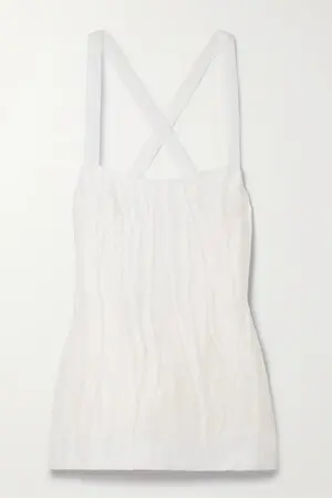 Khaite KHAITE Axell Ribbed Tank - Cream