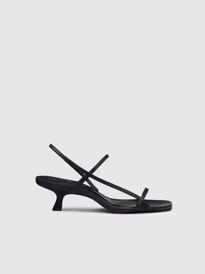REFORMATION Serenity Bare Sandal - Black