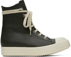 Rick Owens Rick Owens Green High Sneakers - 7511 Forest/milk/mil