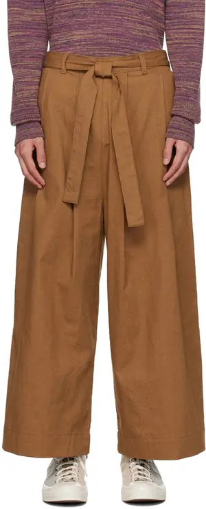 Naked & Famous Denim Naked & Famous Denim SSENSE Exclusive Brown Trousers - Camel