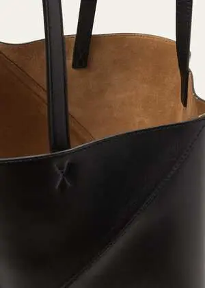 Loewe Puzzle Fold Medium Tote Bag - Black