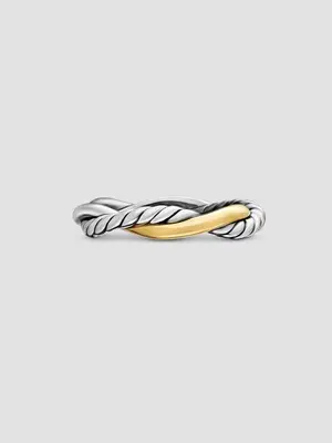 David Yurman Petite Infinity Band Ring In Sterling