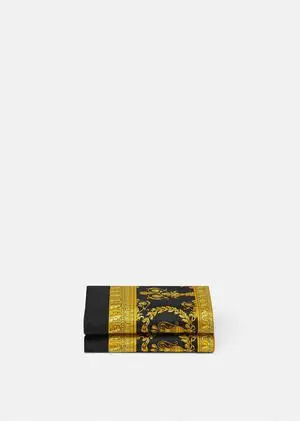 Versace I ♡ Baroque King/Cali Pillowcase Set Black