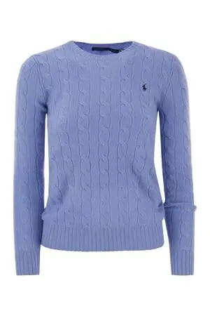 Ralph Lauren Wool And Cashmere Cable-knit Sweater - Blue