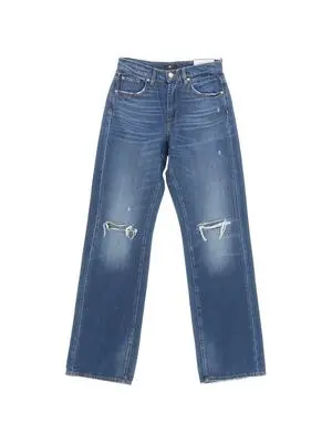 7 For All Mankind Wide Leg Denim - Dark Blue