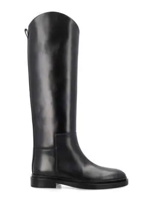 JIL SANDER Riding Boots - Black