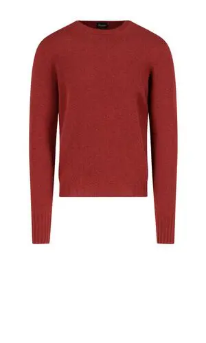DRUMOHR Drumohr Lambswool Sweater - Red