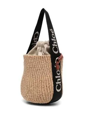 Chloé Small Woody Bucket Bag - Neutrals