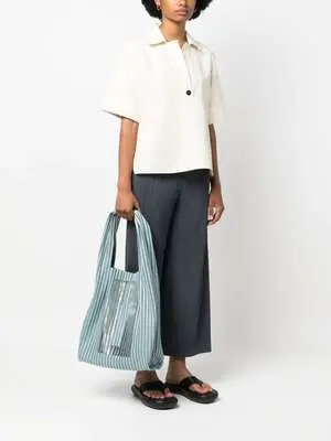 Issey Miyake Large Linear Knit Bag 36 Tote Bag