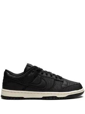 Nike Dunk Low Retro Prm Canvas Sneakers - Black