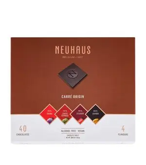 NEUHAUS 40-piece Le Carré Origin Dark Selection Box
