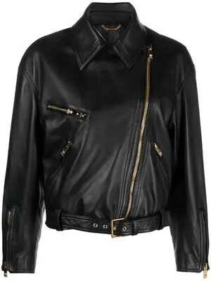 Versace Leather Jackets For Women