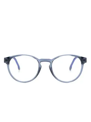 Carrera Eyewear Logo-plaque Round-frame Glasses
