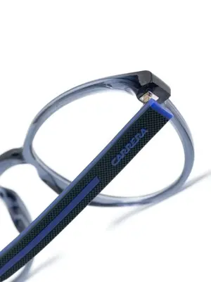 Carrera Eyewear Logo-plaque Round-frame Glasses