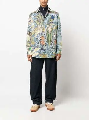 Etro Botanical-print Cotton Shirt