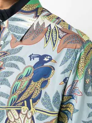 Etro Botanical-print Cotton Shirt