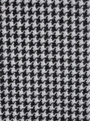 Acne Studios Houndstooth Frayed-trim Scarf - White
