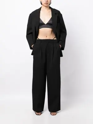 Alexander Wang Layered Wide-leg Trousers