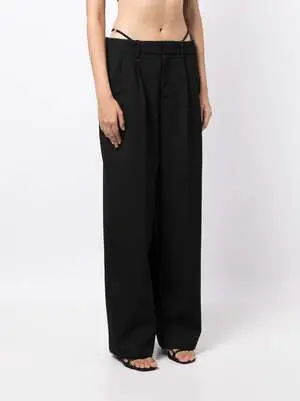 Alexander Wang Layered Wide-leg Trousers