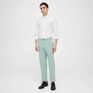 Theory Curtis Drawstring Linen Pant - Blue Surf