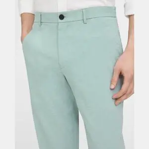 Theory Curtis Drawstring Linen Pant - Blue Surf