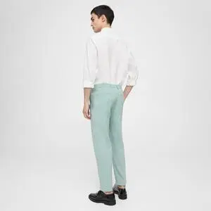 Theory Curtis Drawstring Linen Pant - Blue Surf