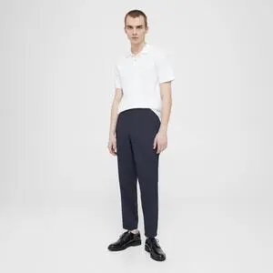 Theory Curtis Drawstring Linen Pant Space