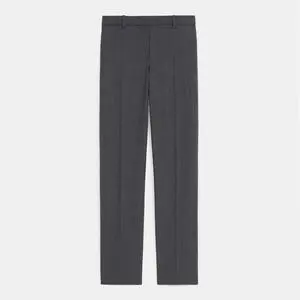 Theory Treeca Full Length Good Wool Pant - Charcoal Melange