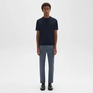 Theory Zaine Printed Pants - Dusty Blue Mel