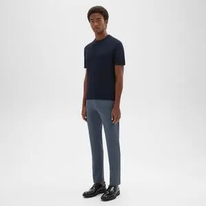 Theory Zaine Printed Pants - Dusty Blue Mel