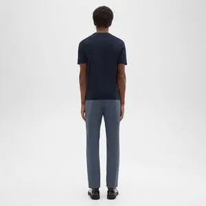 Theory Zaine Printed Pants - Dusty Blue Mel