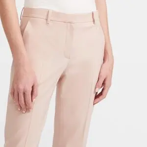 Theory Treeca Good Wool Pant - Petal Pink