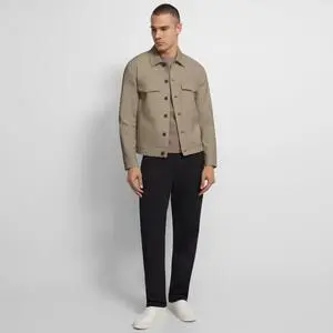 Theory River Trucker Jacket - Bark