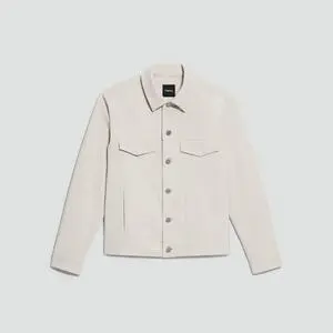Theory River Trucker Jacket - Silver Cloud