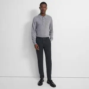 Theory Classic-Fit Pant In Organic Cotton Black