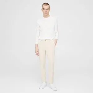 Theory Classic-Fit Pant In Organic Cotton Sand