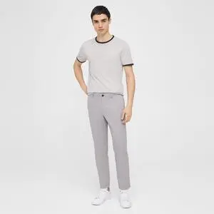 Theory Classic-Fit Pant In Organic Cotton Smoke
