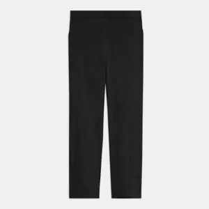 Theory Treeca Pull-on Good Linen Pant - Black