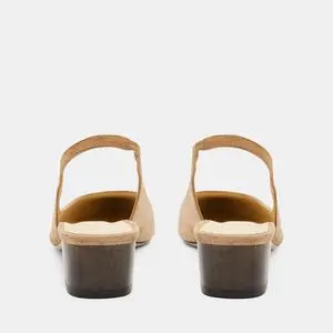Theory Suede Slingback With Block Heel