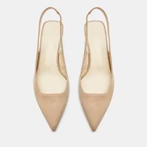 Theory Suede Slingback With Block Heel