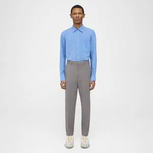 Theory Tapered Wool Gabardine Trouser Silt