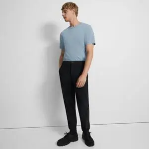 Theory Terrance Jogger In Precision Ponte - Black