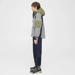 Theory Cotton Check Jacket