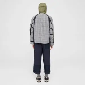 Theory Cotton Check Jacket