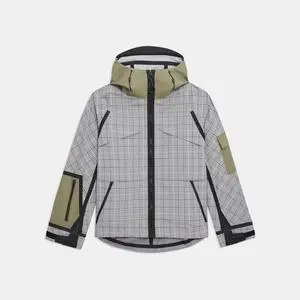 Theory Cotton Check Jacket