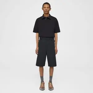 Theory Cotton Twill Short - Black