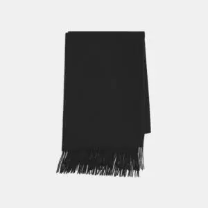 Theory Classic Scarf In Cashmere - Black