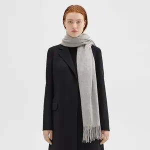 Theory Classic Scarf In Cashmere Husky