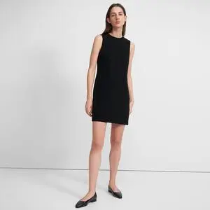Theory Admiral Crepe Shift Dress - Black